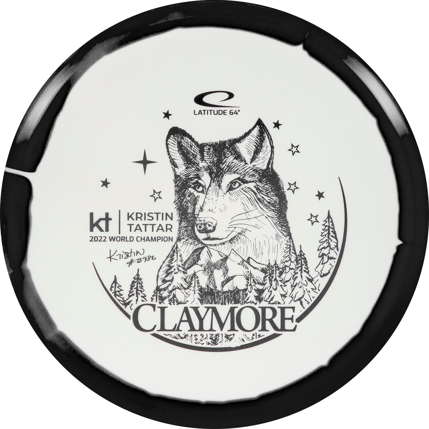 Gold Orbit Claymore - Kristin Tattar | Another Round Disc Golf Salt ...